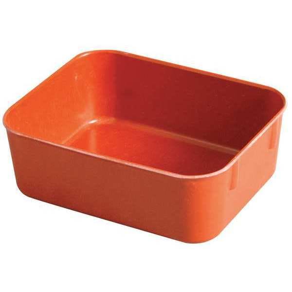 Molded Fiberglass 0.2 gal Nesting Container, 6 1/8 in L, 4 7/8 in W, 2 ...