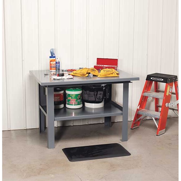 Jamco Fixed Work Table, Steel, 72" W, 36" D WD472GP | Zoro