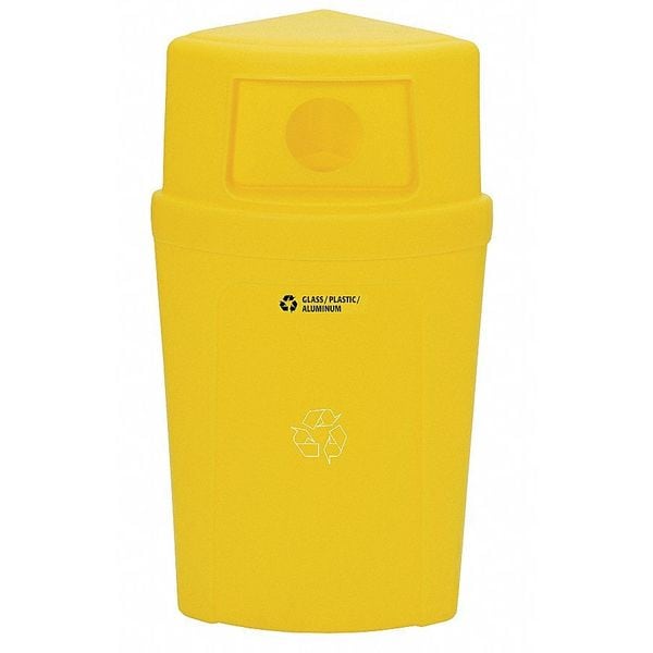 Continental Commercial Products 21 gal. Stationary Recycling Container ...