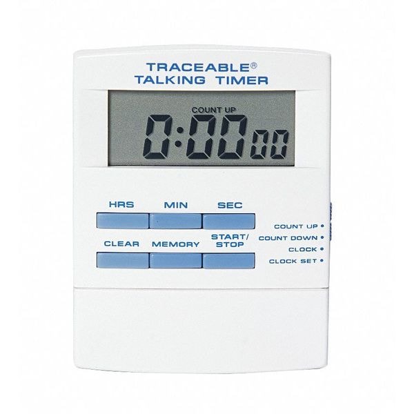 Traceable Talking Timer, Display 1/2 In. LCD 8047 | Zoro