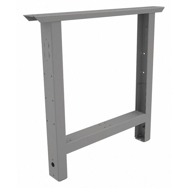 Tennsco Adj. Leg, 3Wx30Dx27-7/8 to 35-3/8H, Gray AL-3230 MED GREY | Zoro