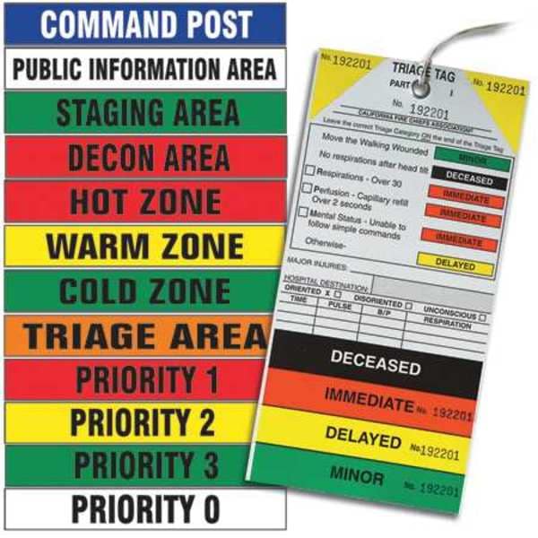 Zoro Select Incident ID Kit, Hazmat, 500 ft x 3 In HLH-KIT | Zoro