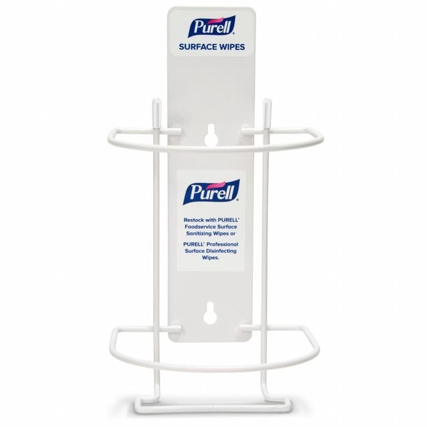 Purell Surface Wipes Wall Bracket, Whte, 8 7/16"H 9016-01 | Zoro