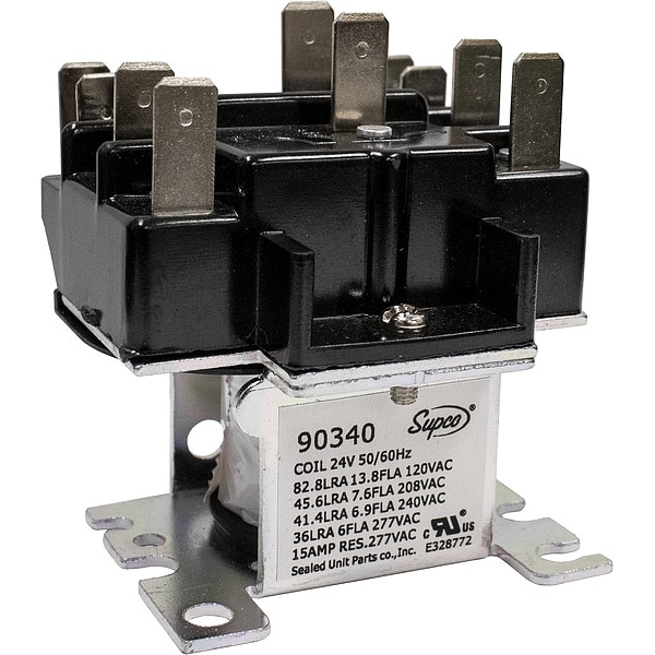 Supco Switching Fan Relay, 90340 90340 | Zoro