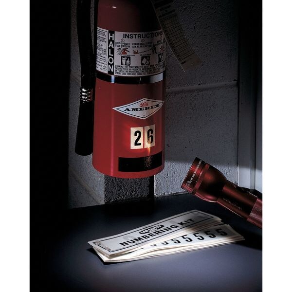 Electromark Label, D, Black, 1 In. H, PK5 24638-D | Zoro