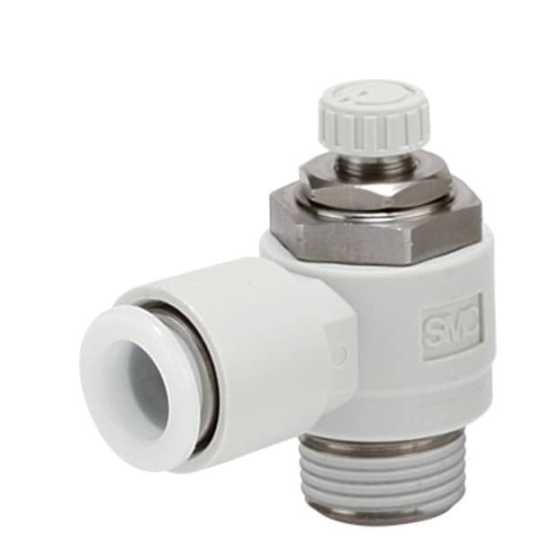 Smc Speed Control Valve, 10mm Tube, 3/8 In AS3201FG-03-10S | Zoro