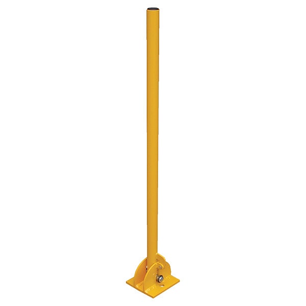 Zoro Select Flexible Bollard, Fold Down, 1-3/4", Yellow BOL-FD-36-Y | Zoro