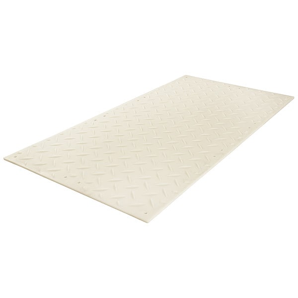 Checkers Ground Protection Mat, 1/2 in Thickness, High Density ...