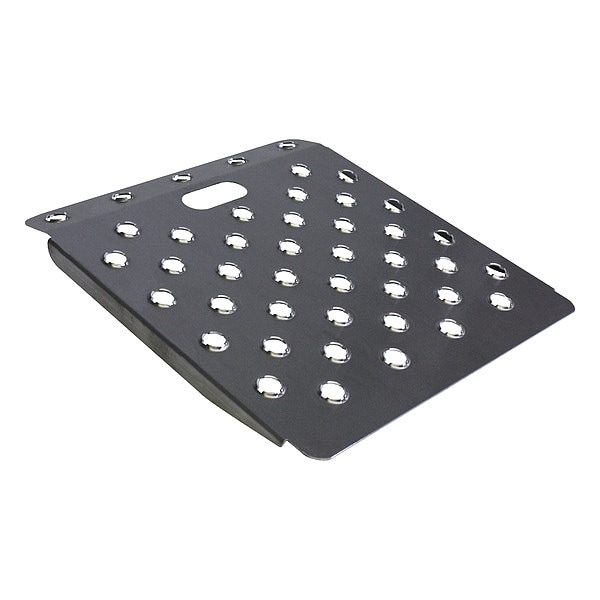 Zoro Select Curb Ramp, Aluminum, 22 In. W, 24 In. L CRW2224 | Zoro