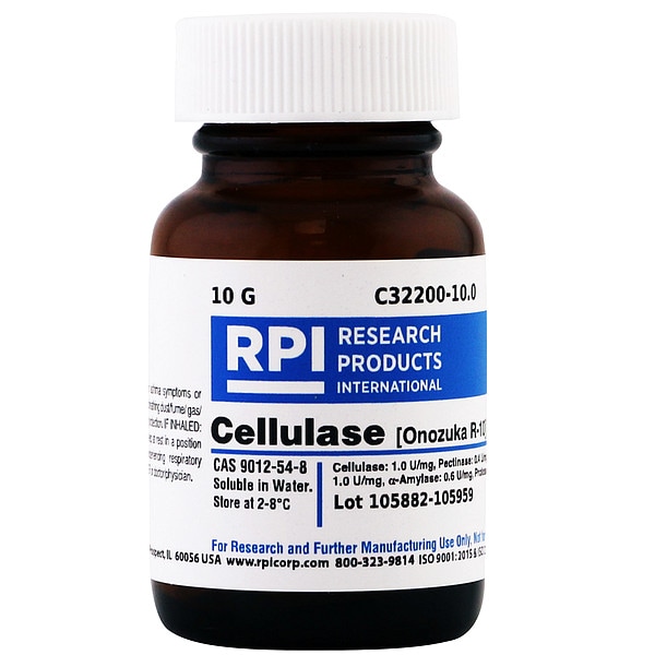 Rpi Cellulase (Onozuka R-10), 10g C32200-10.0 | Zoro