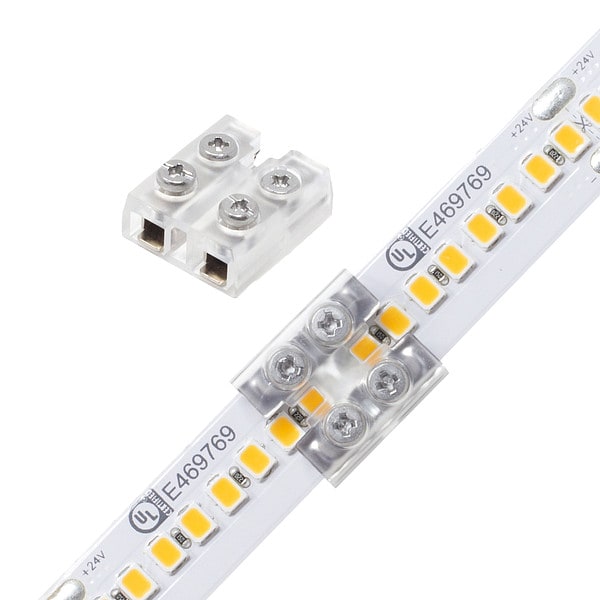 Diode Led Tape Light Connector, 12mm, Tape-Tape DI-TB12-CONN-TTT-1 | Zoro