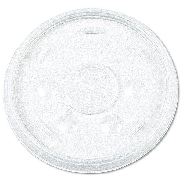 Dart Lid for 32 oz. Sip-Through, for 32 oz., White, Pk500 DCC 32SL | Zoro