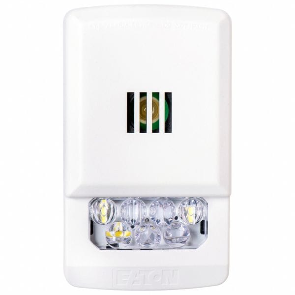 Eaton Horn Strobe, Horn, Continuous/Pulse, 24V, 86 dBA, Plastic, White ...