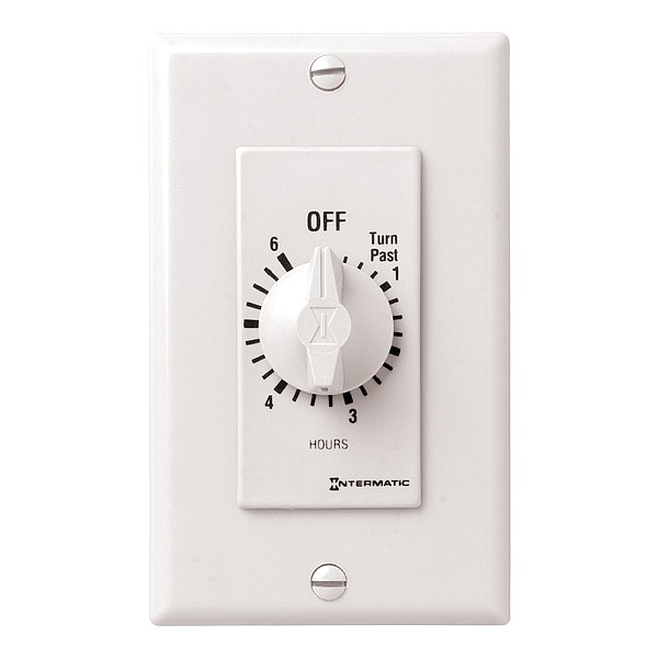 Intermatic Timer,Spring Wound,6 Hr,SPST (FD6HW) | Zoro