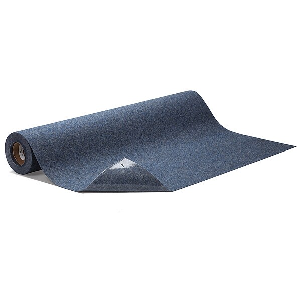 Pig Grippy Mat, Adhesive-Backed, 3/16 in thick, Denim, 3 ft x 25 ft ...
