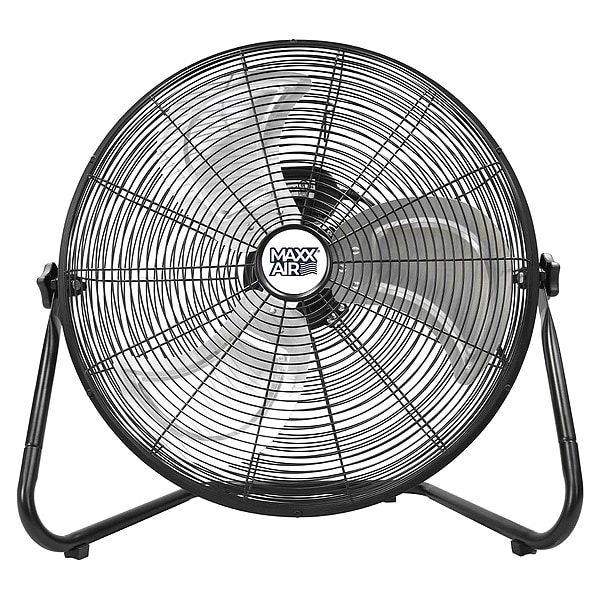 Maxx Air Floor Fan W/ 20 in Blade Dia, 1500/2050/2250 cfm, 3 Speeds ...