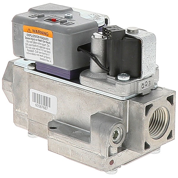 Honeywell Home Gas Valve, NG/LP, Direct Spark Ignition, 24VAC, 3.0 to 5 ...