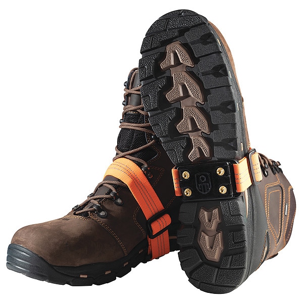 Impacto Traction Device, Mid-Sole Coverage, Pull-On, Brass, Stud, Fits ...