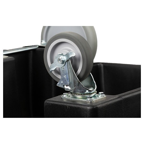 CARLISLE Cateraide,Tall Ice Caddy,2 Casters,Blk (IC2250T03) | Zoro