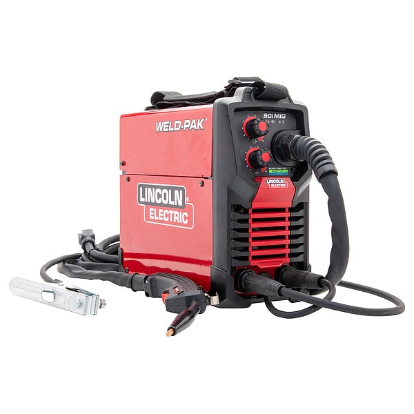 Lincoln Electric MIG Welder, WELD-PAK 90i MIG, Single-Phase, 120V AC ...