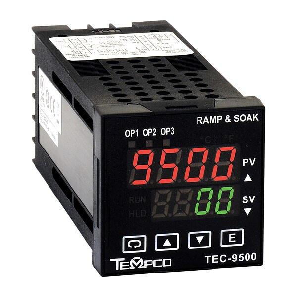 Tempco Temp Ctrl, 90-250VAC, 1/16Din, (2)2AOutput TEC18002 | Zoro