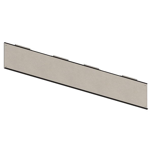Berner Wall Mounting Plate, 74-3/4 in Overall W 40LWD072WMP-WH | Zoro
