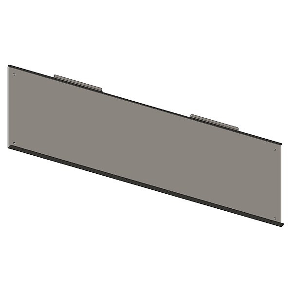 Berner Wall Mounting Plate, 44-3/4 in Overall W 40LWD042WMP-WH | Zoro