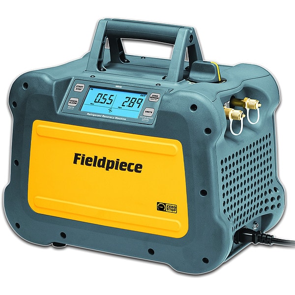 Fieldpiece Refrigerant Recovery Machine, 2 Ports MR45CAN | Zoro