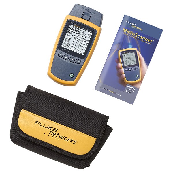 Fluke Networks MICROSCANNER2 CABLE VERIFIER MS2-100 | Zoro