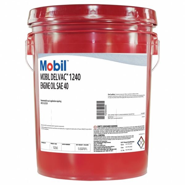 Mobil MOBIL DELVAC 1240, 5GA PAIL 102565 | Zoro