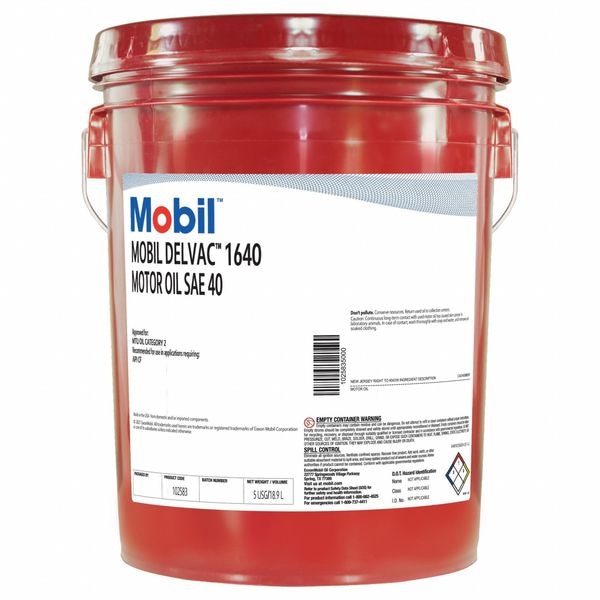Mobil MOBIL DELVAC 1640, 5GA PAIL 102583 | Zoro