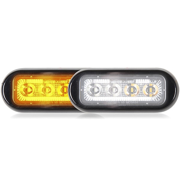 Maxxima Warning Light, Flashing, 12.8V DC M20484YWCL-DC | Zoro