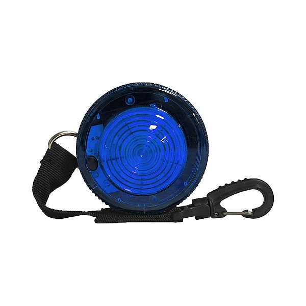 Railhead Gear Warning Light, Blue, LED, 2 AA Batteries M26-B | Zoro