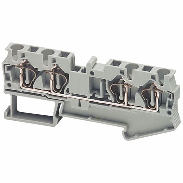 Square D Terminal Block, Pass-Through, 1 Pole, 30 A, 600 V AC, 10 AWG ...
