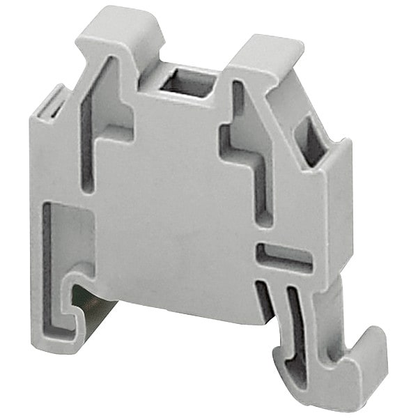 Square D End Barrier, Gray, Plastic, 0.2 in D NSYTRAAB15 | Zoro