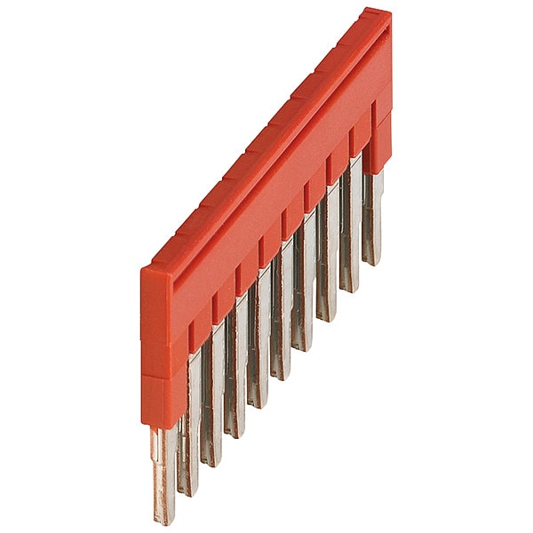 Square D Plug-In Bridge, Copper, Plastic, Red NSYTRAL210 | Zoro