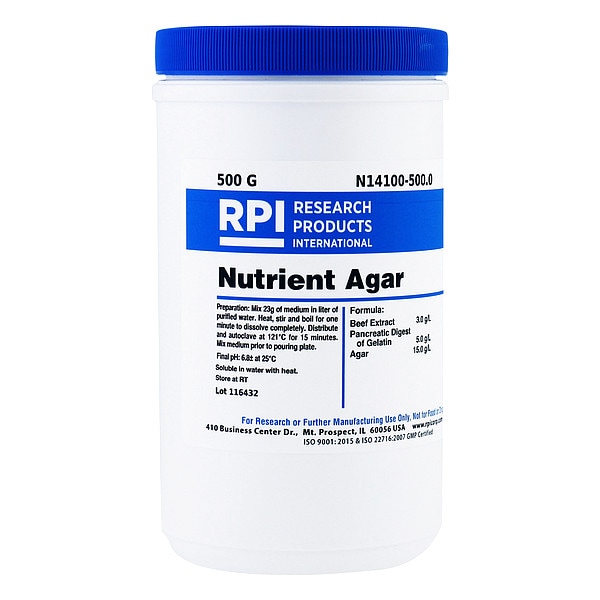 Rpi Nutrient Agar, 500g N14100-500.0 | Zoro