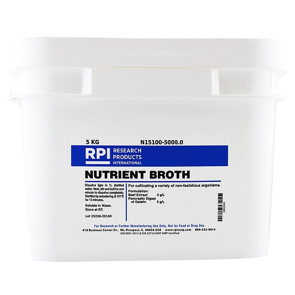 Rpi Nutrient Broth, 5kg N15100-5000.0 | Zoro