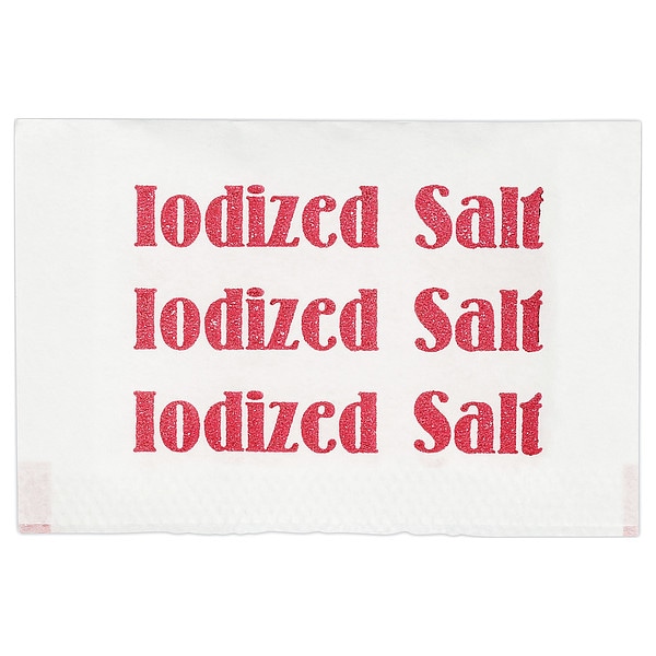 Diamond Crystal Salt Packet, .75gram, Bulk, PK3000 OFX15261 | Zoro