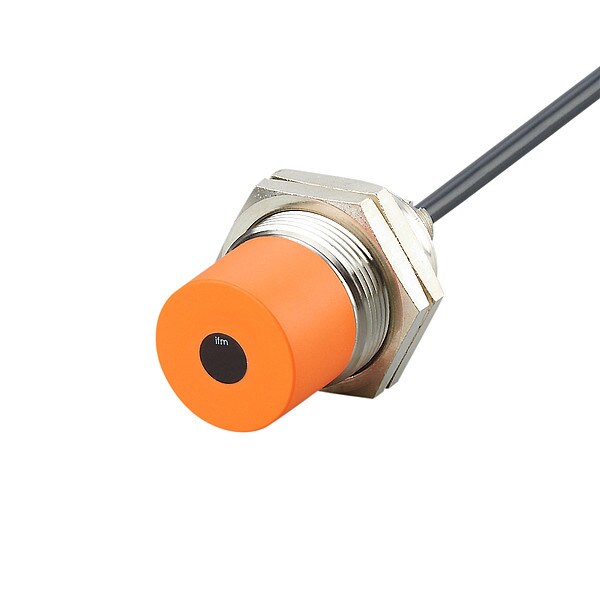 Ifm Cylindrical, Inductive Proximity Sensor, 30 mm Dia., Brass, 2 m ...