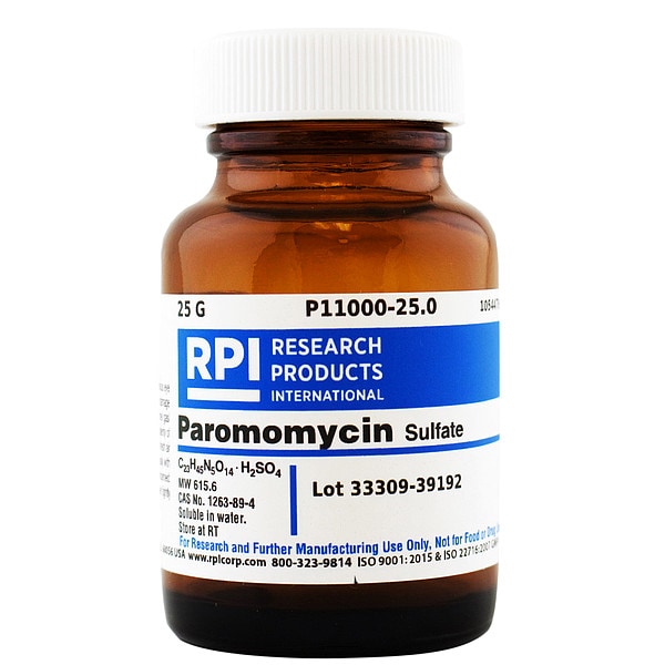 Rpi Paromomycin Sulfate, 25g P11000-25.0 | Zoro