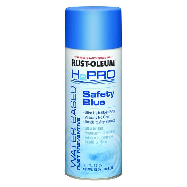 Rust-Oleum Rust Preventative Spray Paint, Safety Blue, High Gloss, 12 ...