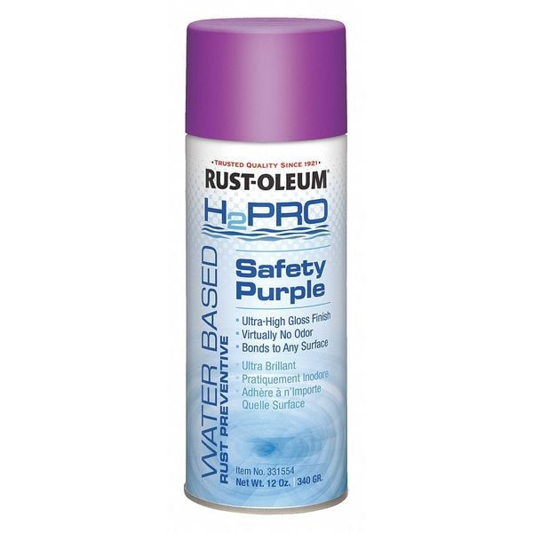 Rust-Oleum Rust Preventative Spray Paint, Safety Purple, High Gloss, 12 ...