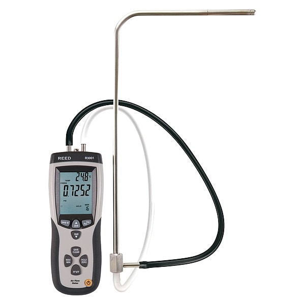 Reed Instruments Pitot Tube Anemometer and Differential Manometer, with ...