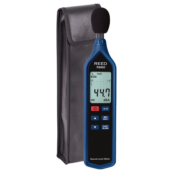 Reed Instruments Sound Level Meter with Bargraph, Type 2, 30 to 130 dB ...