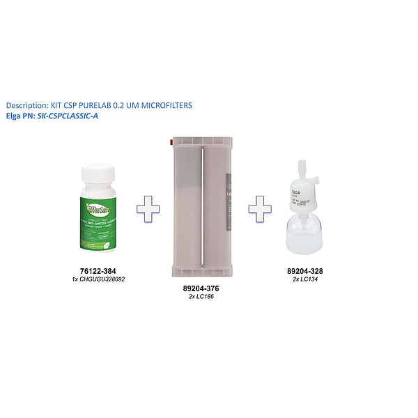 Elga CLASSIC, KIT, CONSUMABLES SK-CSPCLASSIC-A | Zoro