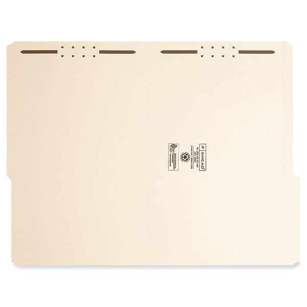 Zoro Select File Fastener Folder, Manila, PK50 19587 | Zoro