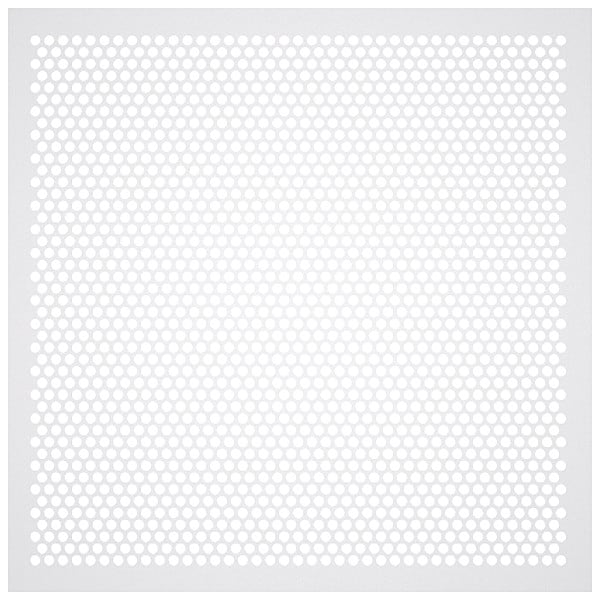American Louver Square Perforated Diffusers, White STR-PERF-2238-2PK | Zoro