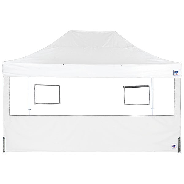E-Z Up Food Booth Sidewall, White, 15 ft H SW3FB15FXTWH | Zoro