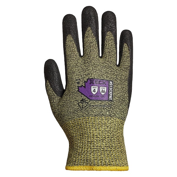 Superior Glove Cut-Resistant Gloves, A6 Cut Level, 13 ga, Green, 11 ...